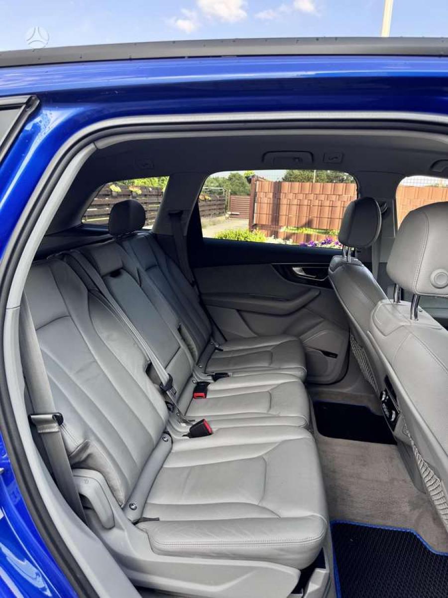 Zils Audi Q7 2017 Viļņa, ar dzinēja tilpumu 2.97 L un nobraukumu 298 tūkst. km par 27500 €, foto 36 vietnē AUTOMOTO.COM.LV