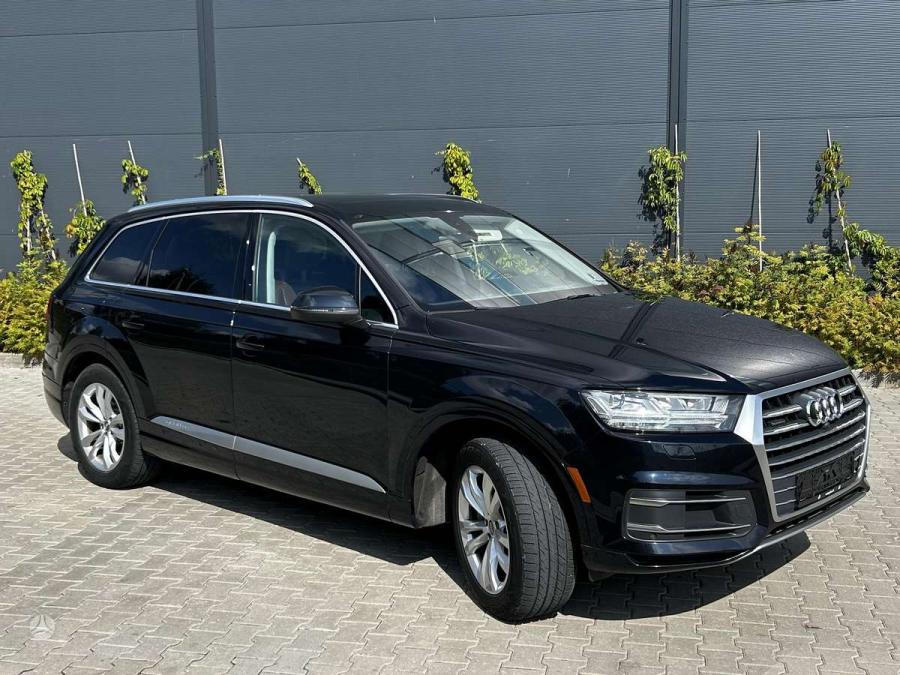 Blue Audi Q7 2017 in Vilnius, with an engine capacity of 1.98 L and mileage of 243 thousand km for 17900 €, photo 8 on AUTOMOTO.COM.LV