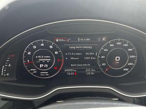 Blue Audi Q7 2017 in Vilnius, with an engine capacity of 1.98 L and mileage of 243 thousand km for 17900 €, photo 14 on AUTOMOTO.COM.LV