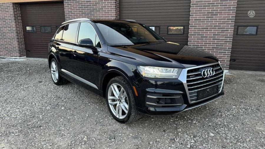 Blue Audi Q7 2017 in Vilnius, with an engine capacity of 3.00 L and mileage of 236 thousand km for 11700 €, photo 4 on AUTOMOTO.COM.LV