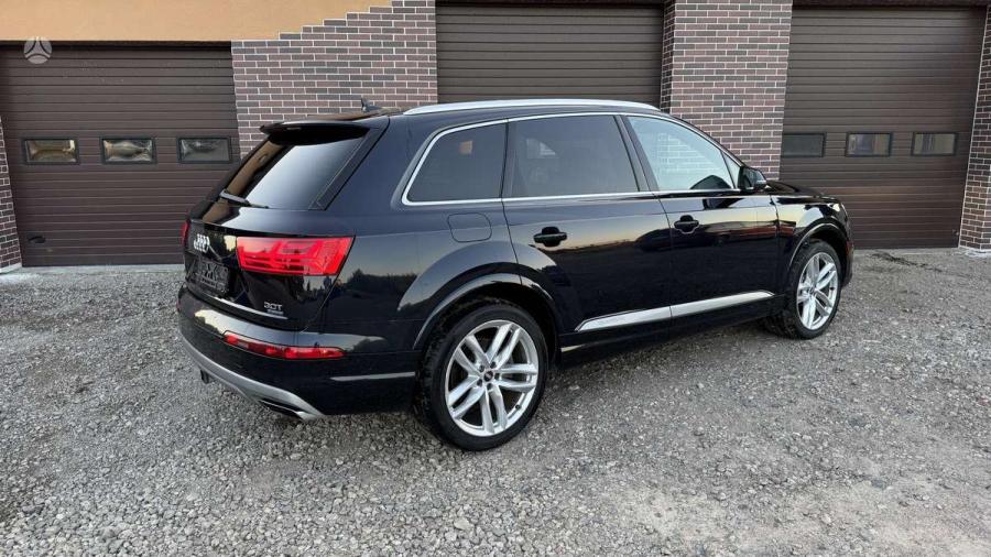 Blue Audi Q7 2017 in Vilnius, with an engine capacity of 3.00 L and mileage of 236 thousand km for 11700 €, photo 6 on AUTOMOTO.COM.LV