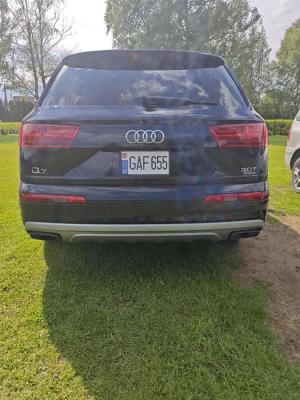Zils Audi Q7 2017 Biržai, ar dzinēja tilpumu 3.00 L un nobraukumu 133 tūkst. km par 19500 €, foto  vietnē AUTOMOTO.COM.LV