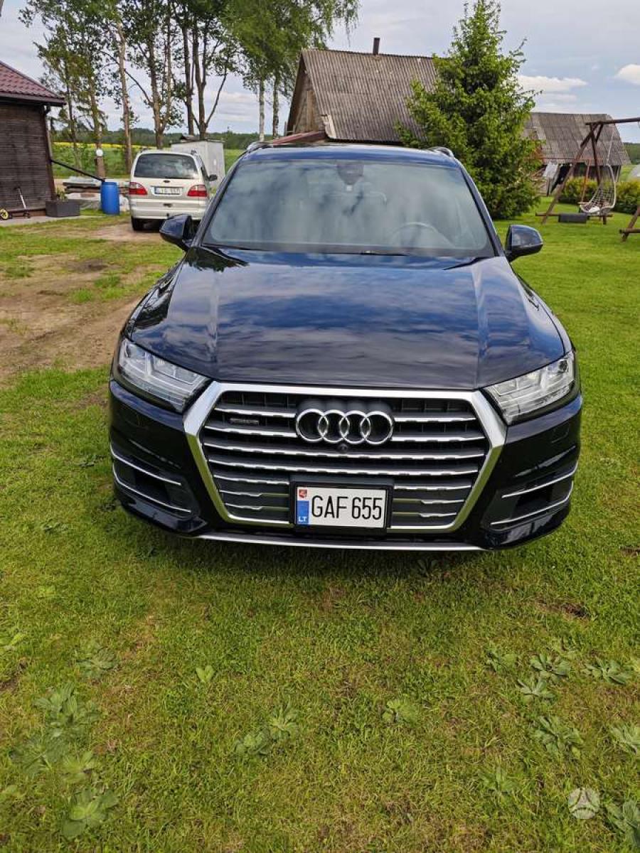 Zils Audi Q7 2017 Biržai, ar dzinēja tilpumu 3.00 L un nobraukumu 133 tūkst. km par 19500 €, foto 24 vietnē AUTOMOTO.COM.LV
