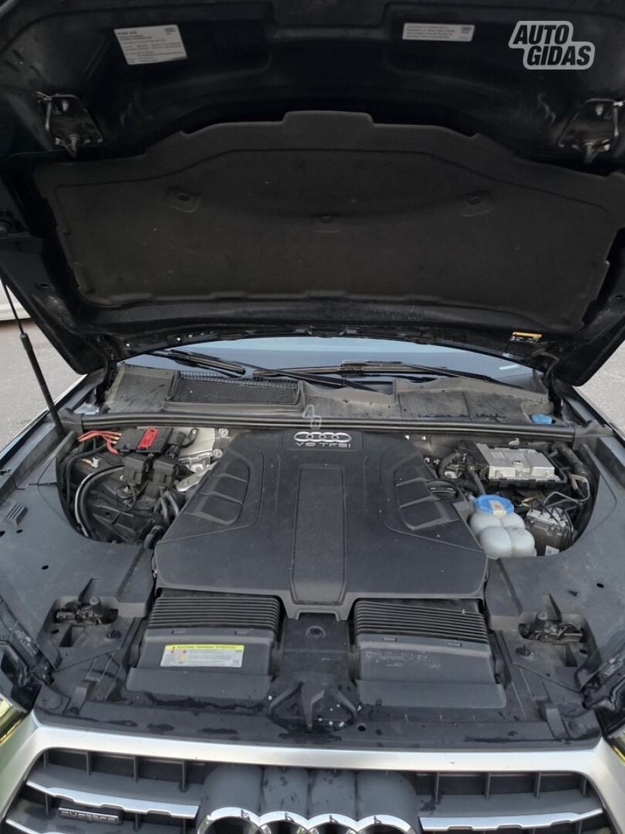 Blue Audi Q7 2017 in Kaunas, with an engine capacity of 3.00 L and mileage of 208 thousand km for 18000 €, photo 16 on AUTOMOTO.COM.LV