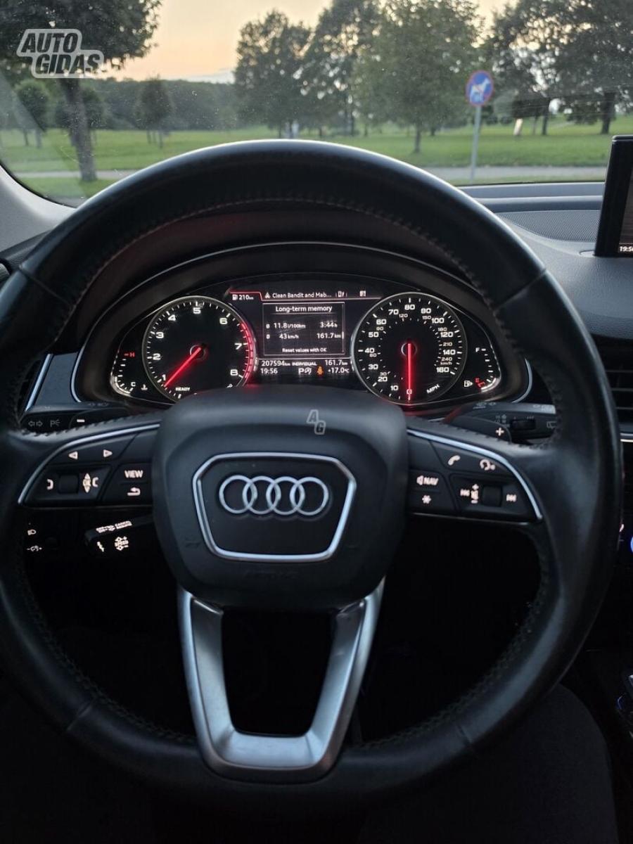 Blue Audi Q7 2017 in Kaunas, with an engine capacity of 3.00 L and mileage of 208 thousand km for 18000 €, photo 18 on AUTOMOTO.COM.LV