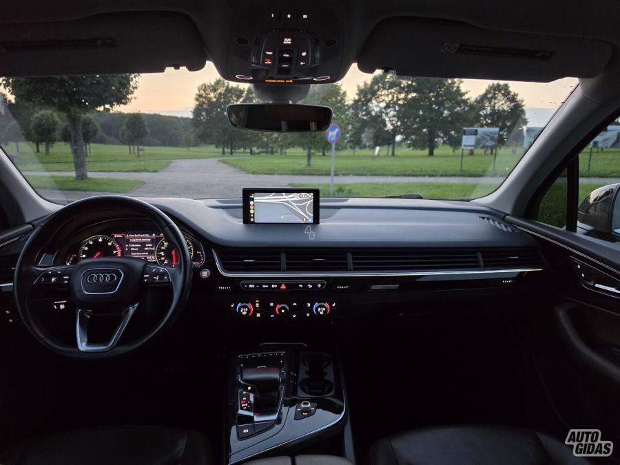 Blue Audi Q7 2017 in Kaunas, with an engine capacity of 3.00 L and mileage of 208 thousand km for 18000 €, photo 19 on AUTOMOTO.COM.LV