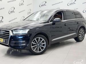 Blue Audi Q7 2018 in Vilnius, with an engine capacity of 2.97 L and mileage of 205 thousand km for 25500 €, photo  on AUTOMOTO.COM.LV