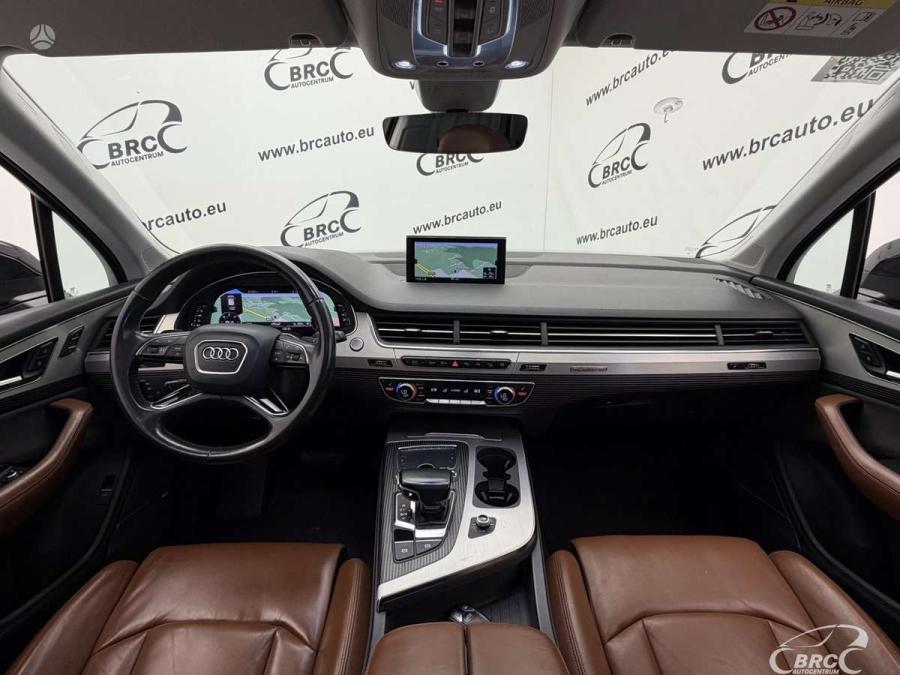 Blue Audi Q7 2018 in Vilnius, with an engine capacity of 2.97 L and mileage of 205 thousand km for 25500 €, photo 5 on AUTOMOTO.COM.LV