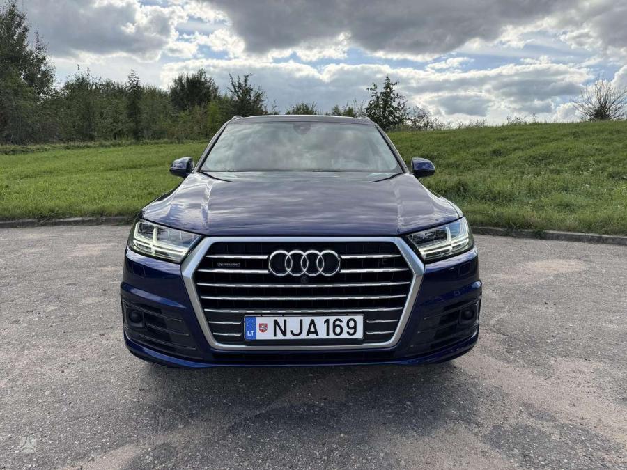 Zils Audi Q7 2018 Kauņa, ar dzinēja tilpumu 2.97 L un nobraukumu 153 tūkst. km par 30800 €, foto 6 vietnē AUTOMOTO.COM.LV