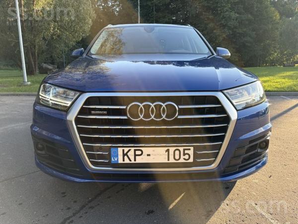 Zils Audi Q7 2018 Rīga, ar dzinēja tilpumu 3.00 L un nobraukumu 172 tūkst. km par 28900 €, foto 3 vietnē AUTOMOTO.COM.LV