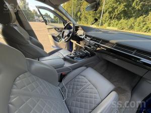 Blue Audi Q7 2018 in Riga, with an engine capacity of 3.00 L and mileage of 172 thousand km for 28900 €, photo 18 on AUTOMOTO.COM.LV