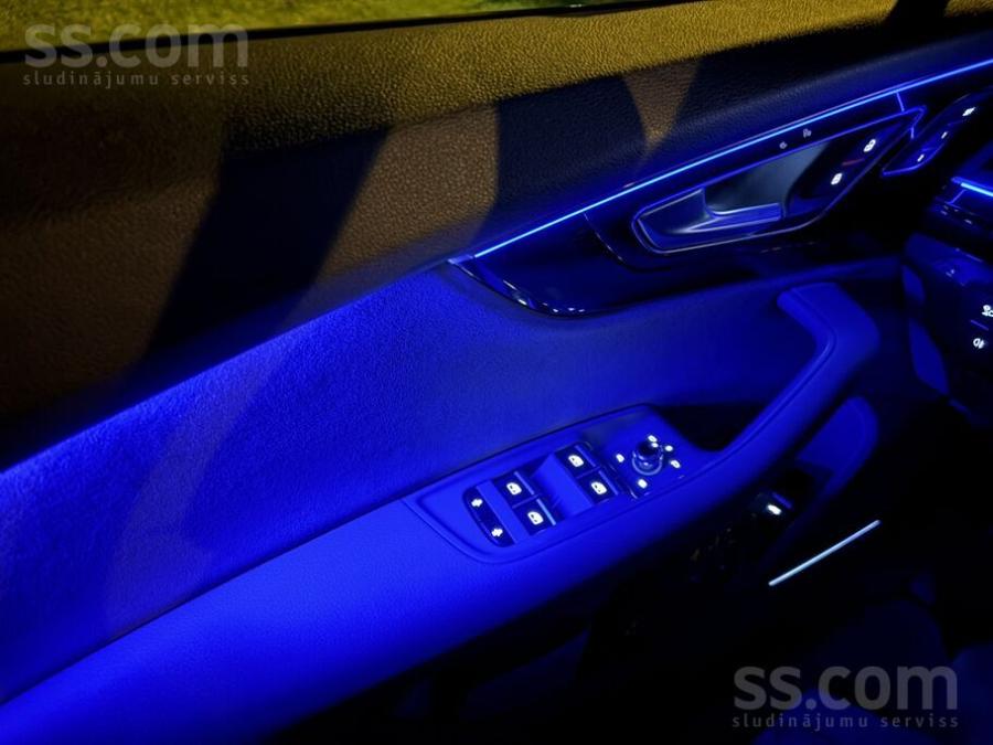 Blue Audi Q7 2018 in Riga, with an engine capacity of 3.00 L and mileage of 172 thousand km for 28900 €, photo 27 on AUTOMOTO.COM.LV