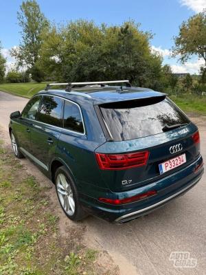 Blue Audi Q7 2018 in Vilnius, with an engine capacity of 3.00 L and mileage of 242 thousand km for 21400 €, photo 5 on AUTOMOTO.COM.LV