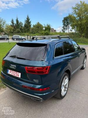 Blue Audi Q7 2018 in Vilnius, with an engine capacity of 3.00 L and mileage of 242 thousand km for 21400 €, photo 7 on AUTOMOTO.COM.LV