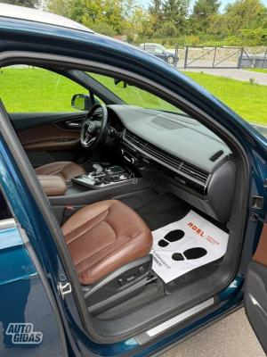 Blue Audi Q7 2018 in Vilnius, with an engine capacity of 3.00 L and mileage of 242 thousand km for 21400 €, photo 12 on AUTOMOTO.COM.LV