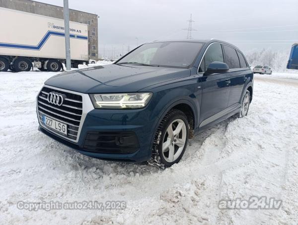 Zils Audi Q7 2019 Tallina, ar dzinēja tilpumu 3.00 L un nobraukumu 102 tūkst. km par 43000 €, foto 2 vietnē AUTOMOTO.COM.LV