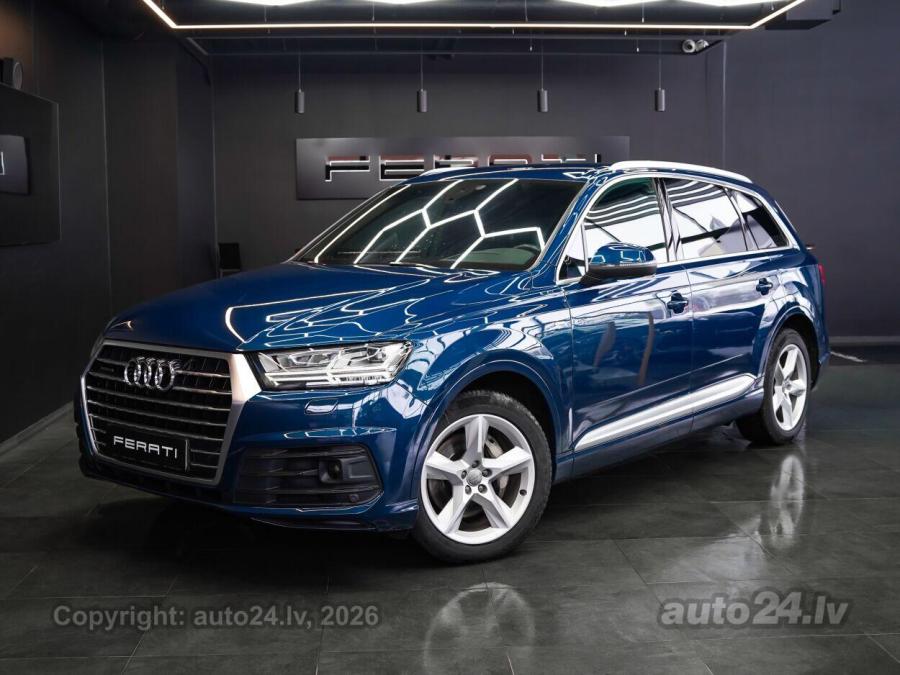 Zils Audi Q7 2019 Tallina, ar dzinēja tilpumu 3.00 L un nobraukumu 102 tūkst. km par 44900 €, foto 1 vietnē AUTOMOTO.COM.LV