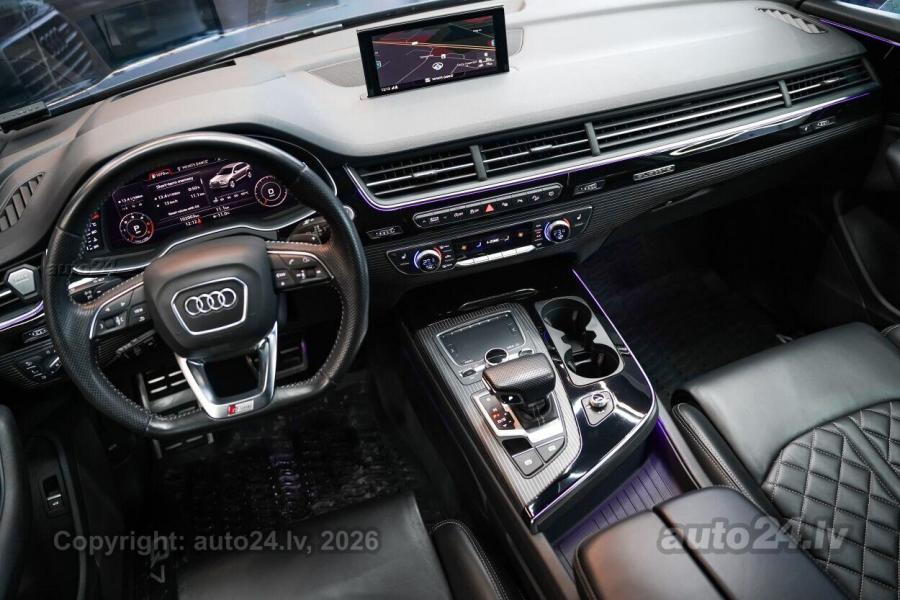 Blue Audi Q7 2019 in Tallinn, with an engine capacity of 3.00 L and mileage of 102 thousand km for 44900 €, photo 11 on AUTOMOTO.COM.LV