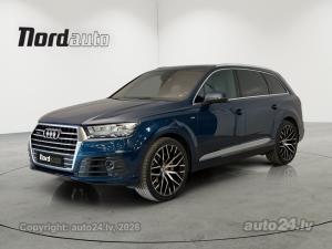 Blue Audi Q7 2019 in Tallinn, with an engine capacity of 3.00 L and mileage of 103 thousand km for 38900 €, photo  on AUTOMOTO.COM.LV