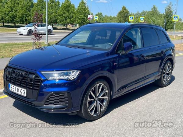Blue Audi Q7 2020 in Tallinn, with an engine capacity of 3.00 L and mileage of 100 thousand km for 57000 €, photo 11 on AUTOMOTO.COM.LV