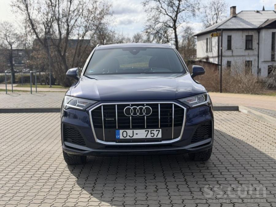 Zils Audi Q7 2020 Saldus, ar dzinēja tilpumu 3.00 L un nobraukumu 160 tūkst. km par 34990 €, foto 3 vietnē AUTOMOTO.COM.LV