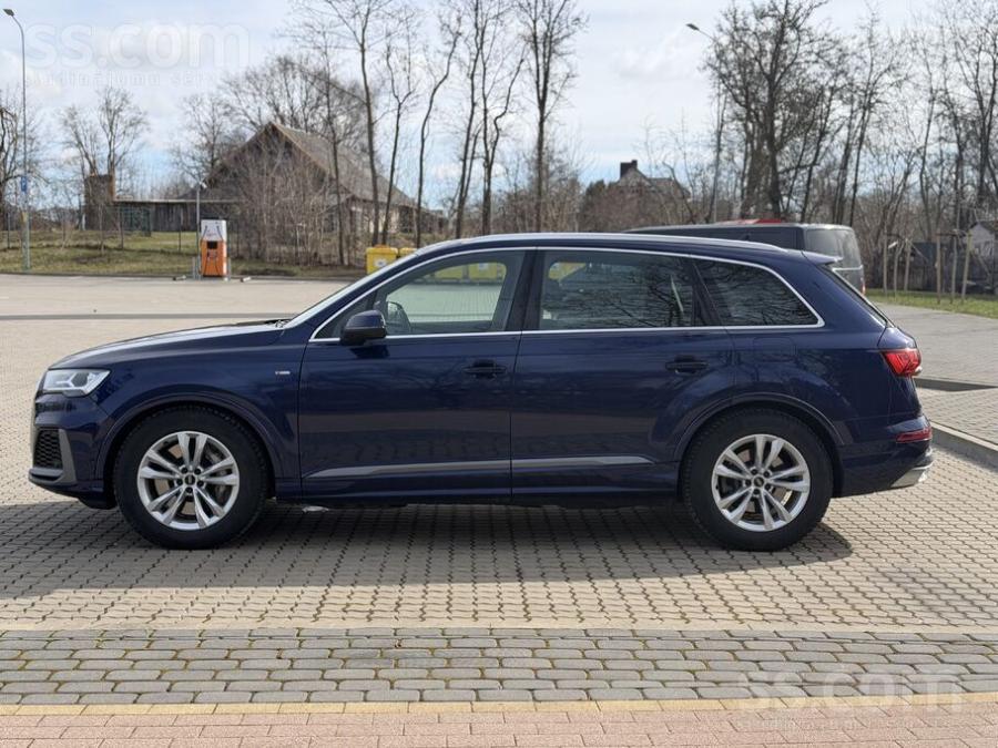 Zils Audi Q7 2020 Saldus, ar dzinēja tilpumu 3.00 L un nobraukumu 160 tūkst. km par 34990 €, foto 5 vietnē AUTOMOTO.COM.LV