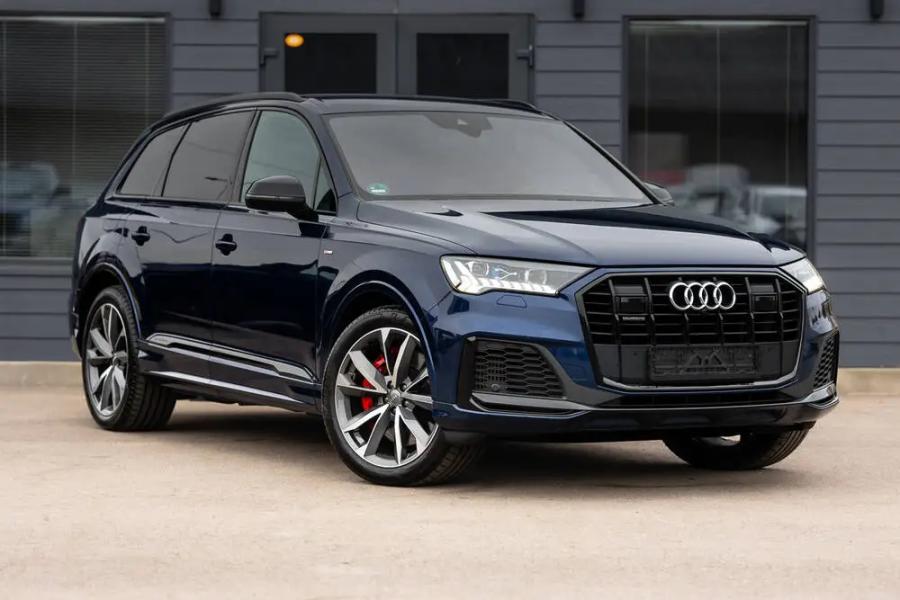 Zils Audi Q7 2020 Jelgava, ar dzinēja tilpumu 3.00 L un nobraukumu 119 tūkst. km par 52750 €, foto 1 vietnē AUTOMOTO.COM.LV