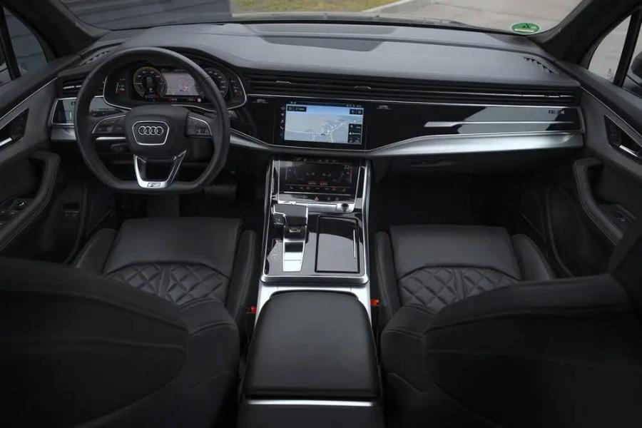 Zils Audi Q7 2020 Jelgava, ar dzinēja tilpumu 3.00 L un nobraukumu 119 tūkst. km par 52750 €, foto 9 vietnē AUTOMOTO.COM.LV