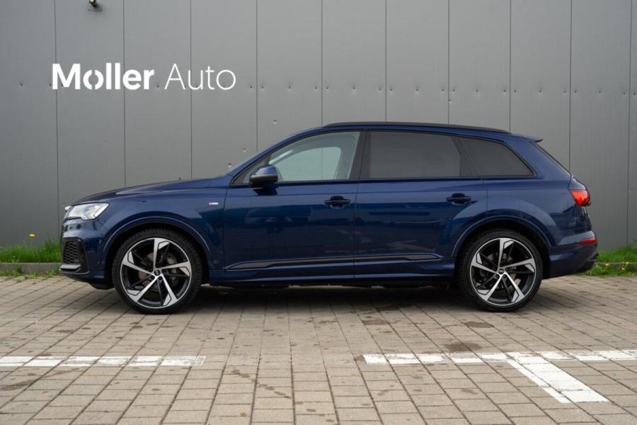Blue Audi Q7 2020 in Vilnius, with an engine capacity of 3.00 L and mileage of 102 thousand km for 46250 €, photo 6 on AUTOMOTO.COM.LV