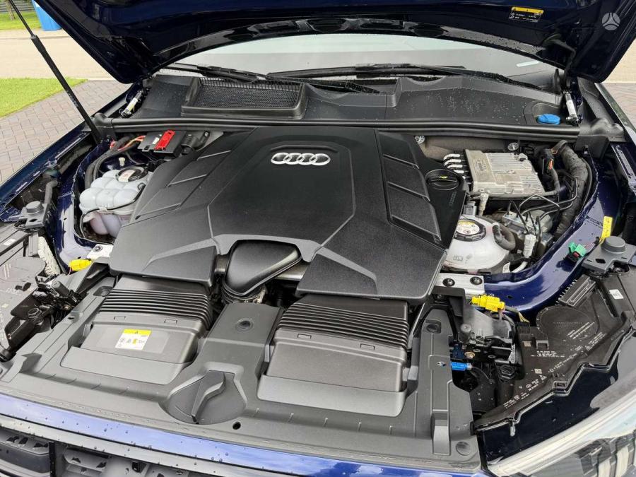 Blue Audi Q7 2021 in Klaipeda, with an engine capacity of 3.00 L and mileage of 82 thousand km for 56000 €, photo 40 on AUTOMOTO.COM.LV