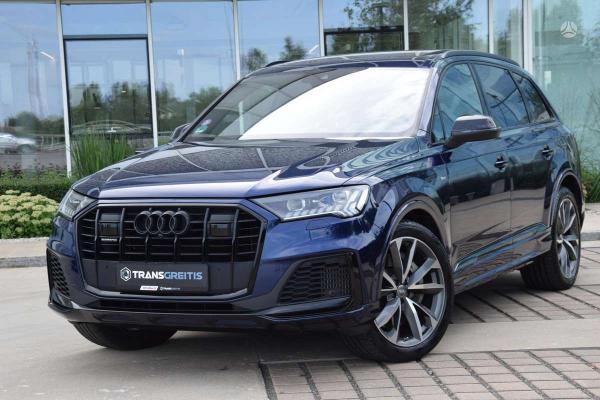 Zils Audi Q7 2021 Viļņa, ar dzinēja tilpumu 3.00 L un nobraukumu 160 tūkst. km par 41900 €, foto 2 vietnē AUTOMOTO.COM.LV