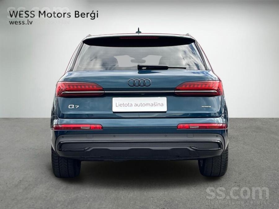 Zils Audi Q7 2021 Rīga, ar dzinēja tilpumu 3.00 L un nobraukumu 128 tūkst. km par 34300 €, foto 5 vietnē AUTOMOTO.COM.LV