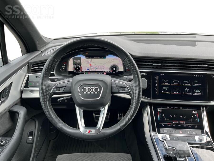 Zils Audi Q7 2021 Rīga, ar dzinēja tilpumu 3.00 L un nobraukumu 128 tūkst. km par 34300 €, foto 10 vietnē AUTOMOTO.COM.LV