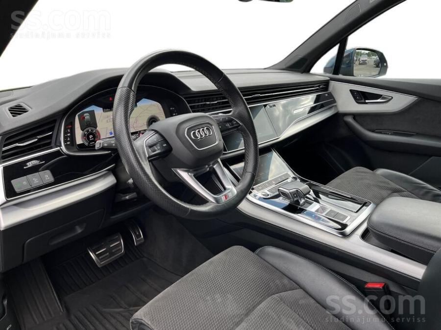 Zils Audi Q7 2021 Rīga, ar dzinēja tilpumu 3.00 L un nobraukumu 128 tūkst. km par 34300 €, foto 12 vietnē AUTOMOTO.COM.LV
