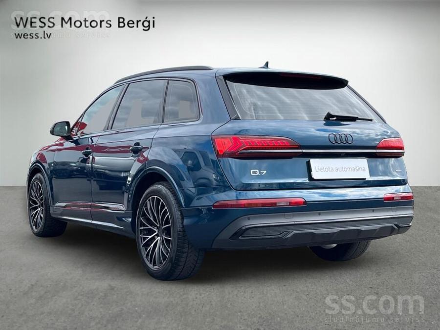 Zils Audi Q7 2021 Rīga, ar dzinēja tilpumu 3.00 L un nobraukumu 128 tūkst. km par 34300 €, foto 25 vietnē AUTOMOTO.COM.LV