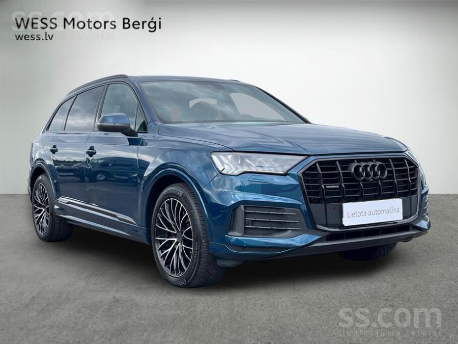 Zils Audi Q7 2021 Rīga, ar dzinēja tilpumu 3.00 L un nobraukumu 128 tūkst. km par 34300 €, foto 26 vietnē AUTOMOTO.COM.LV