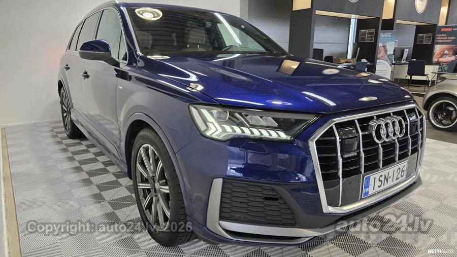 Zils Audi Q7 2021 Pērnava, ar dzinēja tilpumu 3.00 L un nobraukumu 43 tūkst. km par 43900 €, foto 3 vietnē AUTOMOTO.COM.LV