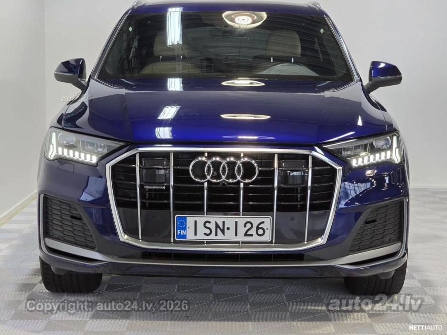 Zils Audi Q7 2021 Pērnava, ar dzinēja tilpumu 3.00 L un nobraukumu 43 tūkst. km par 43900 €, foto 4 vietnē AUTOMOTO.COM.LV