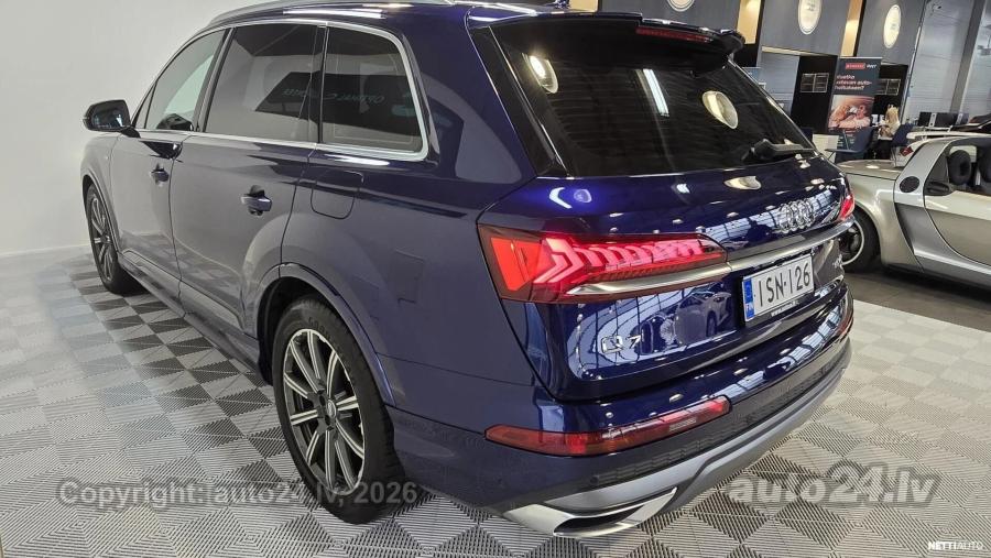 Zils Audi Q7 2021 Pērnava, ar dzinēja tilpumu 3.00 L un nobraukumu 43 tūkst. km par 43900 €, foto 8 vietnē AUTOMOTO.COM.LV