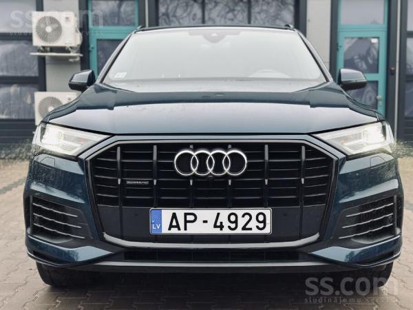 Zils Audi Q7 2022 Rīga, ar dzinēja tilpumu 3.00 L un nobraukumu 55 tūkst. km par 39500 €, foto 1 vietnē AUTOMOTO.COM.LV