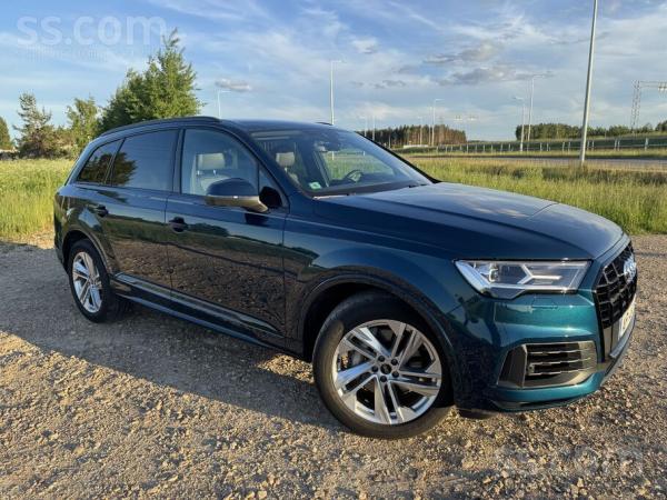Синий Ауди Ку 7 2022 в Рига, объемом двигателя 3.00 л и пробегом 62 тыс. км за 40850 €, фото 1 на AUTOMOTO.COM.LV