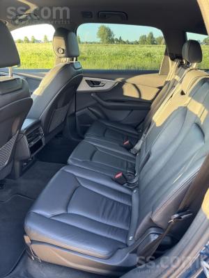 Blue Audi Q7 2022 in Riga, with an engine capacity of 3.00 L and mileage of 62 thousand km for 40850 €, photo 13 on AUTOMOTO.COM.LV