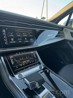 Blue Audi Q7 2022 in Riga, with an engine capacity of 3.00 L and mileage of 62 thousand km for 40850 €, photo 18 on AUTOMOTO.COM.LV