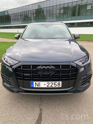 Zils Audi Q7 2022 Rīga, ar dzinēja tilpumu 3.00 L un nobraukumu 83 tūkst. km par 40500 €, foto 3 vietnē AUTOMOTO.COM.LV