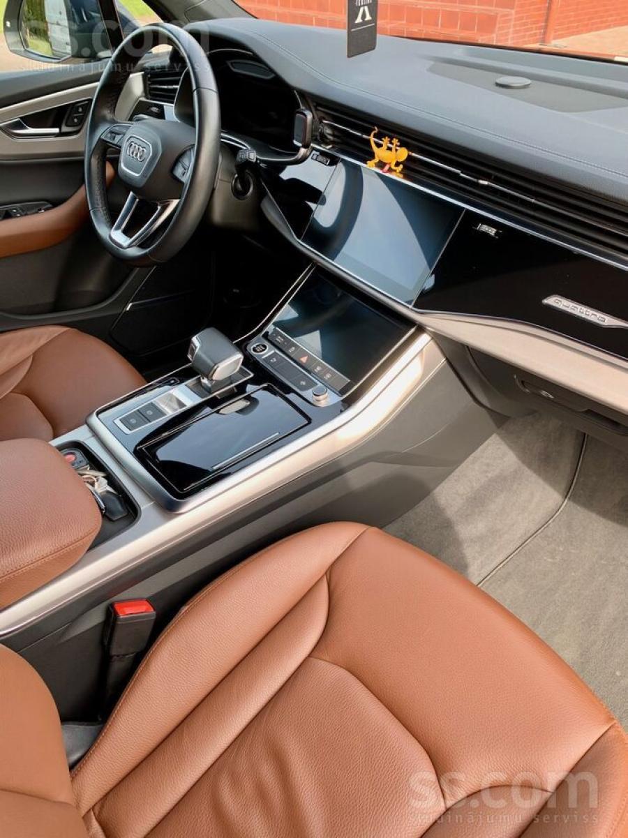 Zils Audi Q7 2022 Rīga, ar dzinēja tilpumu 3.00 L un nobraukumu 83 tūkst. km par 40500 €, foto 10 vietnē AUTOMOTO.COM.LV