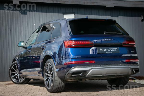 Zils Audi Q7 2022 Tukums, ar dzinēja tilpumu 3.00 L un nobraukumu 42 tūkst. km par 49990 €, foto 4 vietnē AUTOMOTO.COM.LV