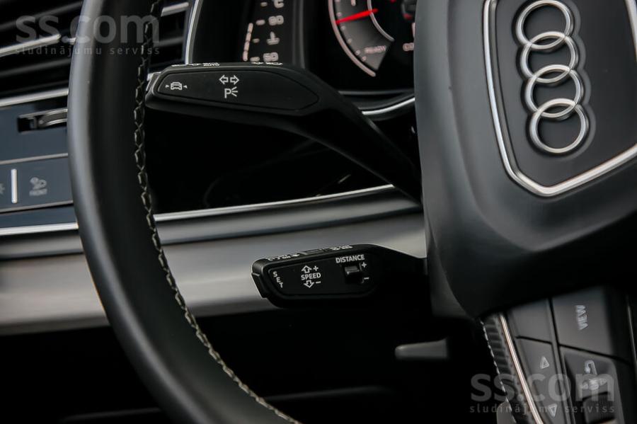Blue Audi Q7 2022 in Tukums, with an engine capacity of 3.00 L and mileage of 42 thousand km for 49990 €, photo 20 on AUTOMOTO.COM.LV