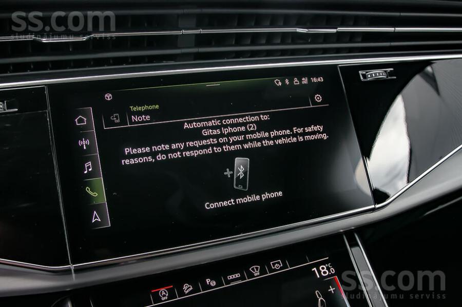 Zils Audi Q7 2022 Tukums, ar dzinēja tilpumu 3.00 L un nobraukumu 42 tūkst. km par 49990 €, foto 31 vietnē AUTOMOTO.COM.LV