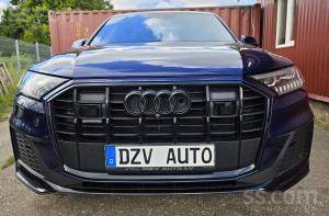 Zils Audi Q7 2022 Liepāja, ar dzinēja tilpumu 3.00 L un nobraukumu 84 tūkst. km par 59000 €, foto 4 vietnē AUTOMOTO.COM.LV