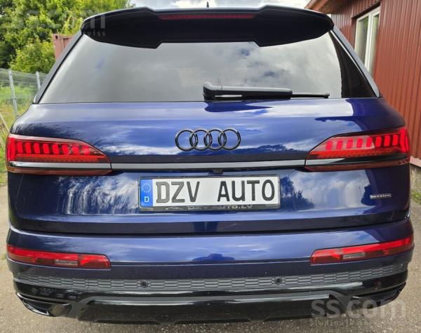 Zils Audi Q7 2022 Liepāja, ar dzinēja tilpumu 3.00 L un nobraukumu 84 tūkst. km par 59000 €, foto 8 vietnē AUTOMOTO.COM.LV